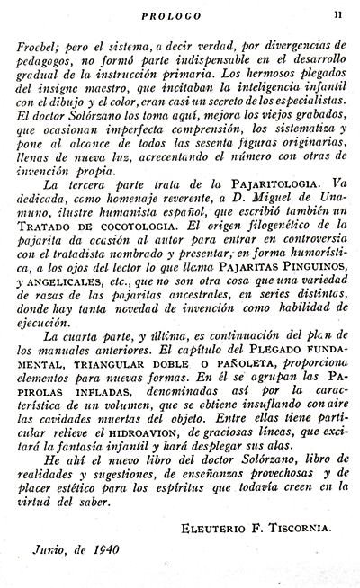 David Mitchell's Origami Heaven - History - Papirolas - Volume 3 by Vicente Solorzano Sagredo, 1940